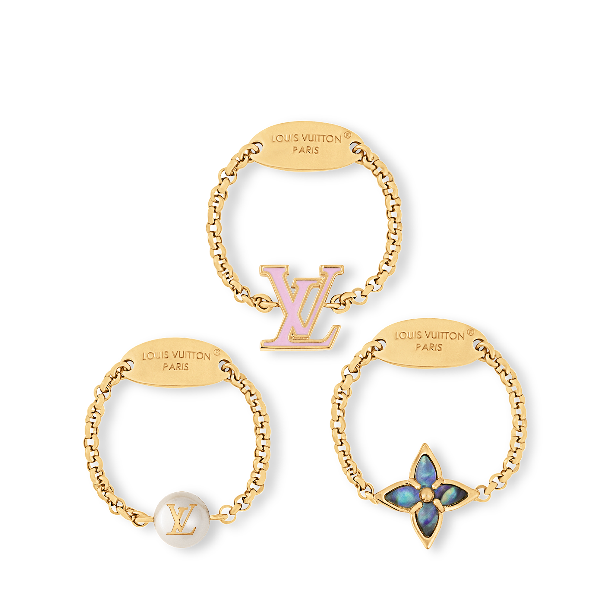 LV Layer Color ring set . - Fashion Jewellery | LOUIS VUITTON